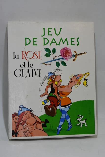 Asterix La Rose Et Le Glaive Jeu De Dames Jeux De Société Damier