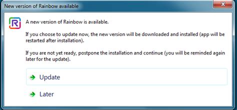 Silent Update Rainbow Help Center