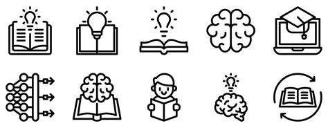 Data Gathering Icon Line Style Set Collection 41286490 Vector Art At Vecteezy