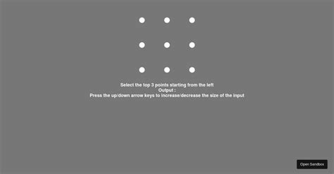 React Pattern Lock Codesandbox