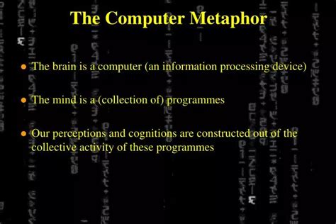 Ppt The Computer Metaphor Powerpoint Presentation Free Download Id Ppt The Computer Metaphor Powerpoint Presentation Free Download Id