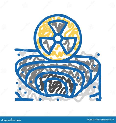 Uranium Mining Multi Color Concept Icon Cartoon Vector 363588457
