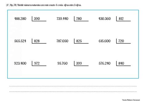 Mejora Tus Habilidades Con Ejercicios De Divisiones Prácticos