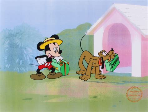 Walt Disneys Mickey Mouse Mr Mouse Takes A Trip Le 11x14 Animation