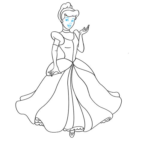 How To Draw Cinderella Really Easy Drawing Tutorial