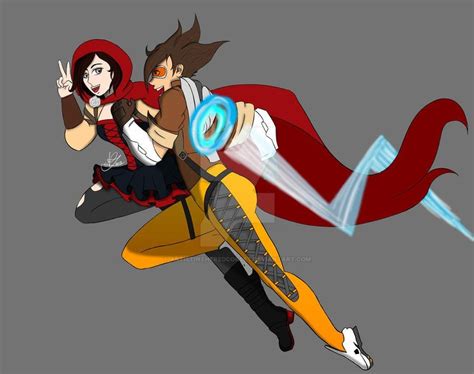 Ruby Rose Vs Tracer Artistintheredcorset Rrwby