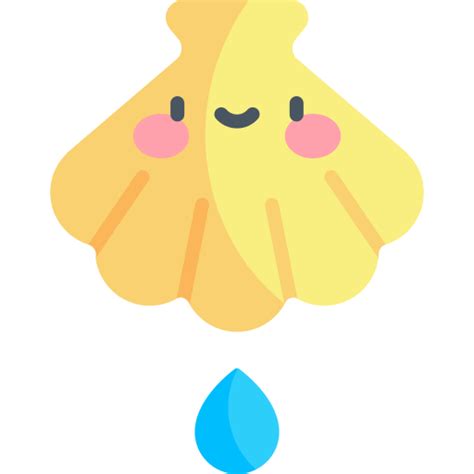Shell Kawaii Flat Icon