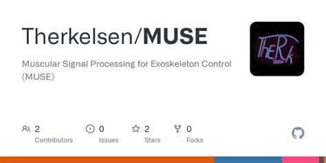 Github Therkelsenmuse Muscular Signal Processing For Exoskeleton Control Muse