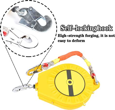 Buy Retractable Self Retracting Lifeline Fall Arrest System With Steel