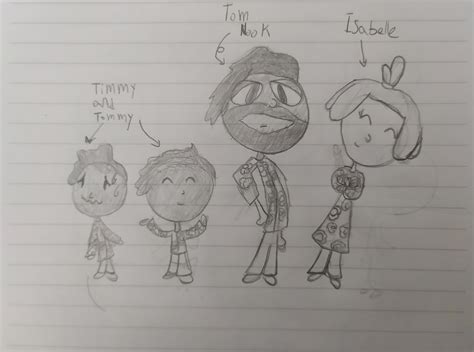 I Made Tom Nook Timmy Tommy And Isabelle As Humans I Know Its