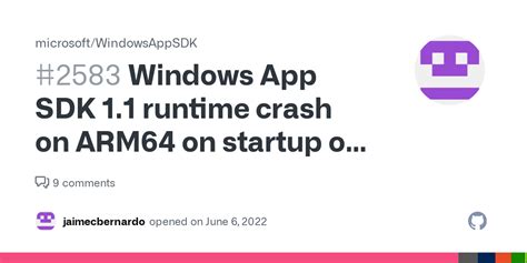 Windows App Sdk Runtime Crash On Arm On Startup On An Unpackaged C App Issue