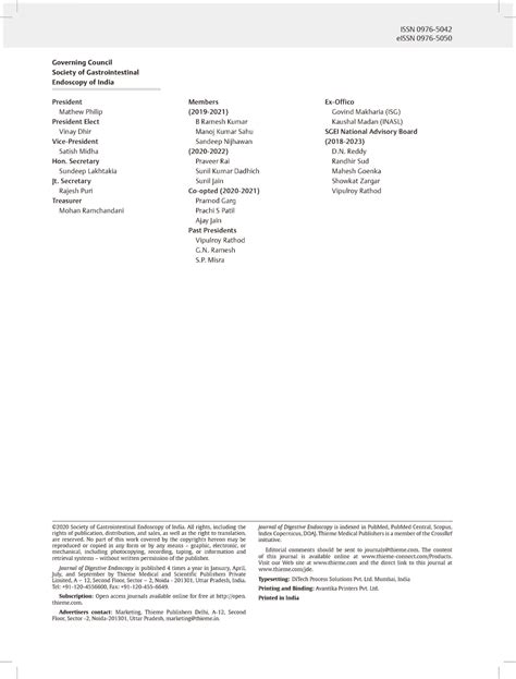 Journal Of Digestive Endoscopy Impact Factor At Melvin Slater Blog