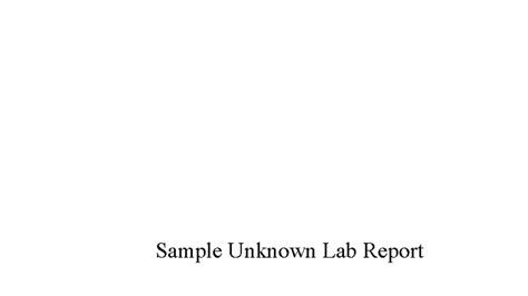 Microbiology Lab Report Identifying Unknown Bacteria Spring 2023