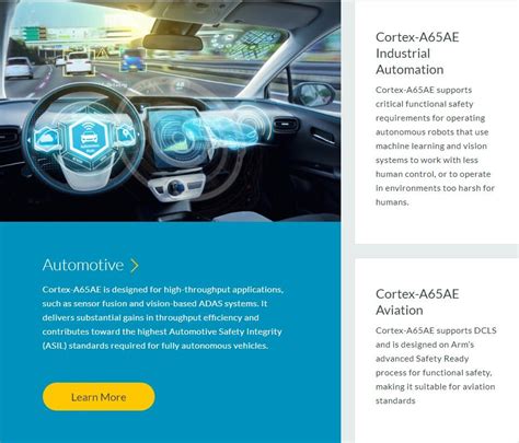 以提升車載同步處理多個感測器資料流與駕駛體驗, Arm 率先於車用架構 Cortex A65ae 導入多執行緒技術 以提升車載同步處理多個感測器資料流與駕駛體驗, Arm 率先於車用架構 Cortex A65ae 導入多執行緒技術