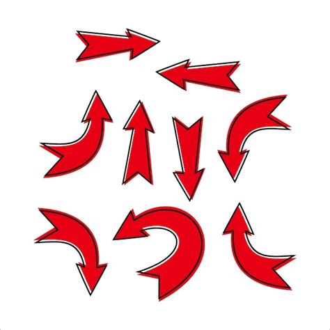 Premium Vector Set Of Arrow Design Illustration Pointer Direction Interface