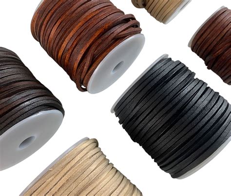 Square Leather Cord Vegetable Tanned 30 X 30 Mm