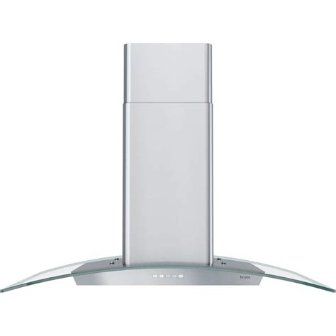Zephyr Brisas 36 In 600 Cfm Curved Glass Convertible Island Range Hood