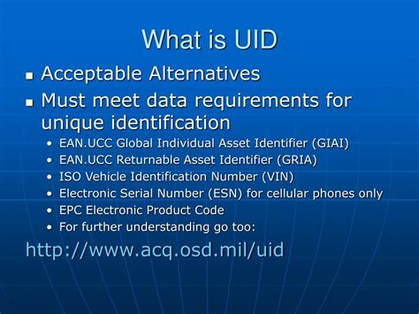 Ppt Small Label Uid Format For Part Tracking Applications Powerpoint Presentation Id195316