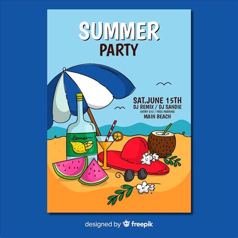 2 페이지 여름 이벤트 도안 이미지 Freepik에서 무료 다운로드