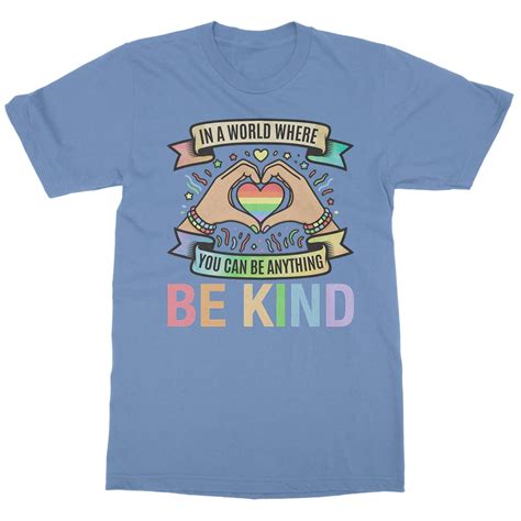 Be Kind Rainbow Heart Lgbtq Gay Lesbian Pride Month Unisex T Shirt
