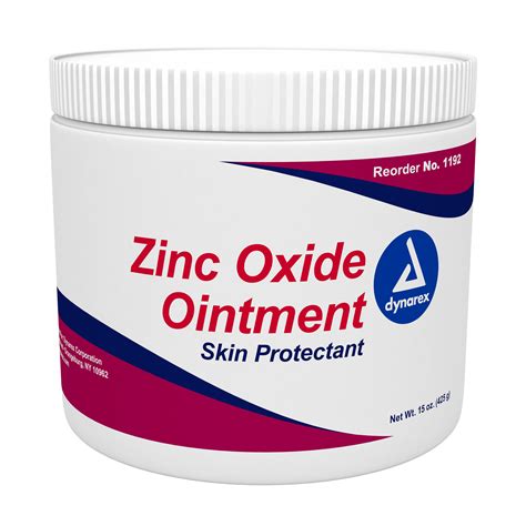 Bulk Zinc Oxide First Aid Ointment Jars Skin Protectant Zinc Oxide