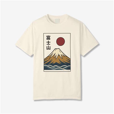 Mount Fuji T Shirt Japanese Graphic Tees Inkform Apparel