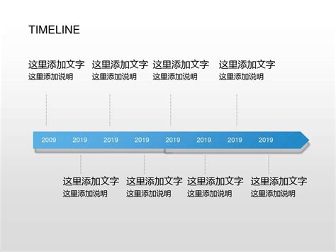 漂亮精美的时间轴ppt模板word文档在线阅读与下载免费文档