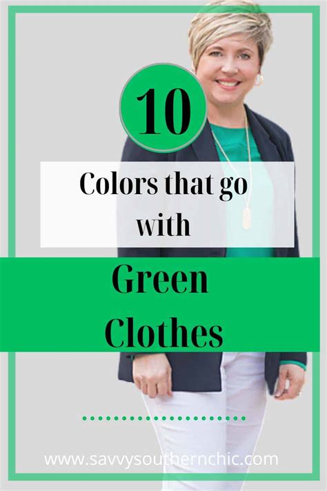 What Colors Go With Green Clothes