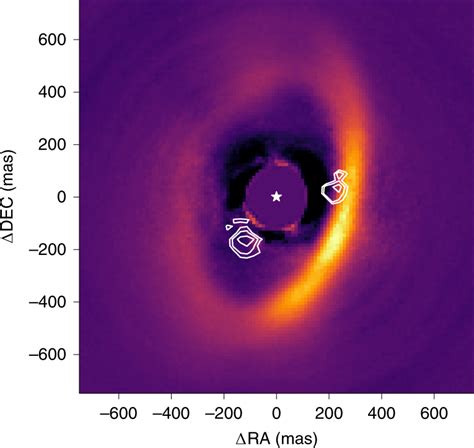 Composite Image Of The Protoplanetary Disk And The Two Companions The Download Scientific