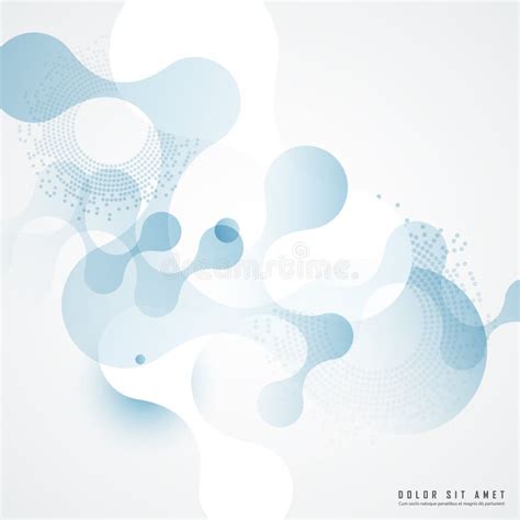 Beautiful Structure Dna Molecules Line Art Pattern With Connect Dot Line For Concept Design