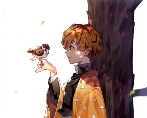 Artstation Demon Slayer Zenitsu Agatsuma Fanart Cha Wak In 2021 Porn