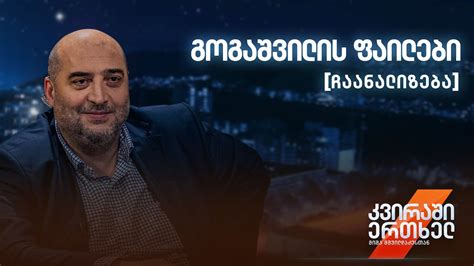 გოგაშვილის ფაილები — ჩაანალიზება სრულად Youtube