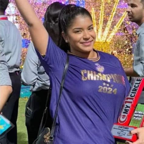 Meet Anjellia Suchit Glamorous Wife Of Star Kkr Bowler Runs A Clothing Brand Named His
