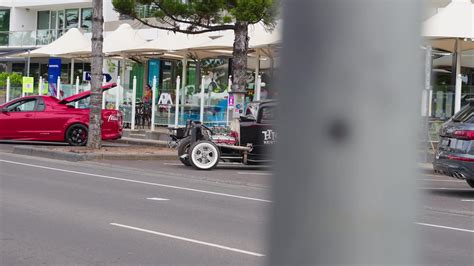 Classic Yenko Super Car On Display Outdoors Free Stock Video Footage