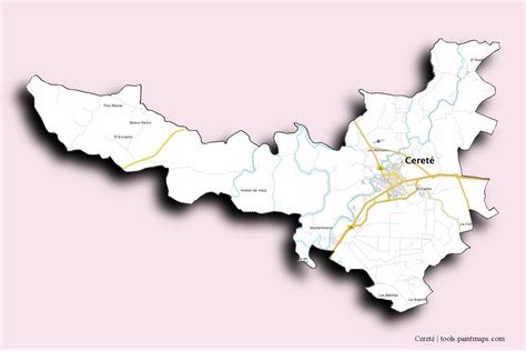 Mapas De Muestra De Cereté Generados Con La Herramienta De Recorte De