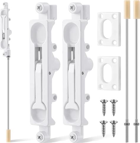 Blulu 2 Pcs Flush Mount Extension Bolt 17 Inch Stainless Steel Lever