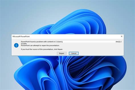 Fix PowerPoint Found A Problem With The Content