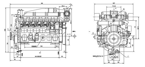 Marine Engine 810kw 1200kwheavy Oil Marine Enginechina Marine Engine
