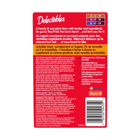 Delectables® Lickable™ Treat Stew Non Seafood Recipe 6ct Variety