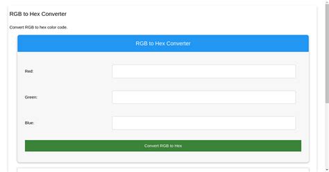 RGB To Hex Converter Convert RGB To Hex Color Code