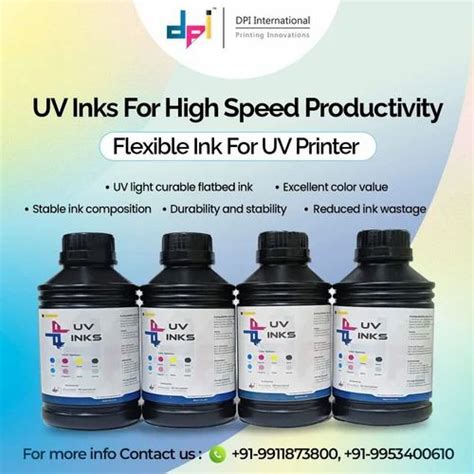 Dpi Cmyk Uv Ink Epson Xp600 Packaging Size 1 Litre At ₹ 2600litre In