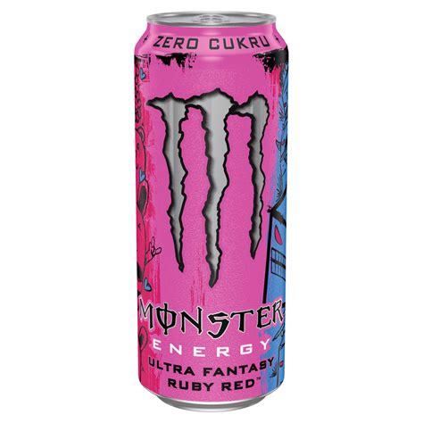 Monster Energy Ultra Fantasy Ruby Red Gazowany Napój Energetyczny 500