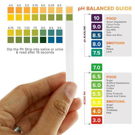 Ph Test Strips For Urine And Saliva Ph 45 To 90 For Body Ph Testing