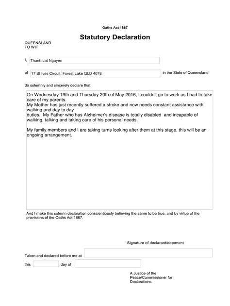 Stat Dec Fill And Sign Printable Template Online Us Legal Forms