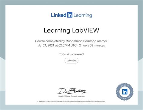 Muhammad Hammad Ammar On Linkedin Labview Virtualinstruments