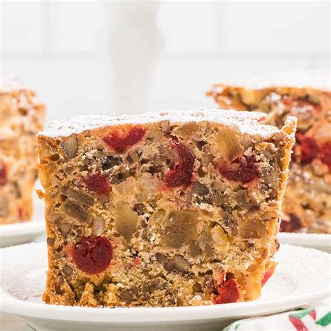 Cooking Light Fruit Cake Marzipan Topped Light Fruit Cake