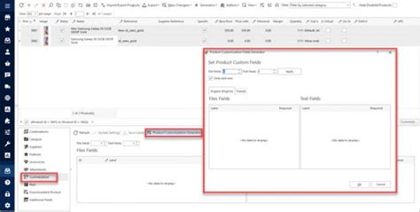 Bulk Generate Prestashop Customizations For Products Store Manager