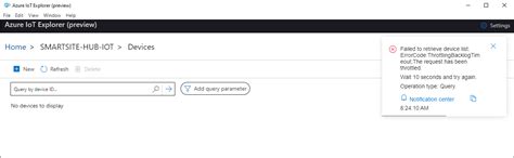Problem To Use Iothub Api Microsoft Qanda