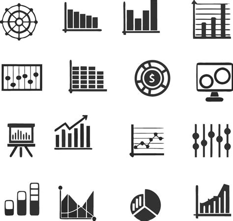 Collection Of Various Business And Data Analysis Chart Icons 68618995