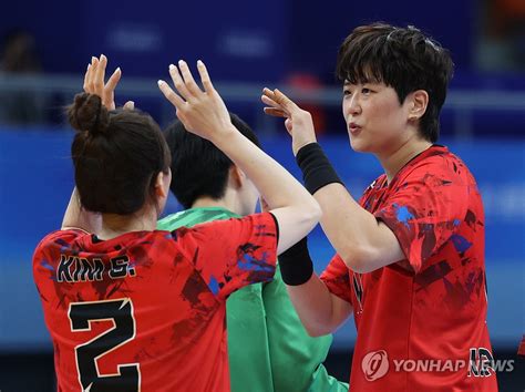 한국 여자핸드볼 결승 진출은메달 확보 연합뉴스